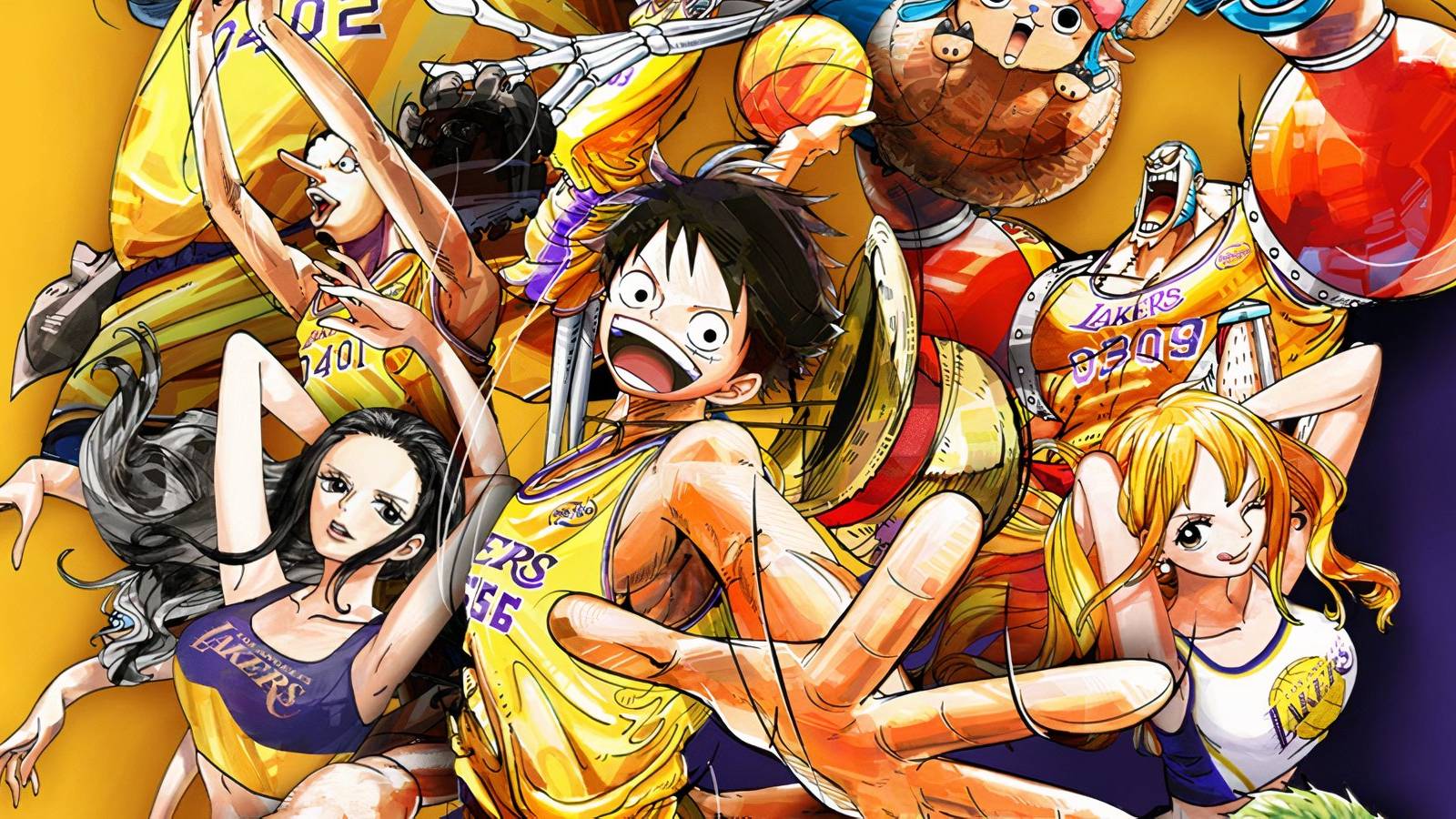 One Piece Announces New Team-Up With LA Lakers