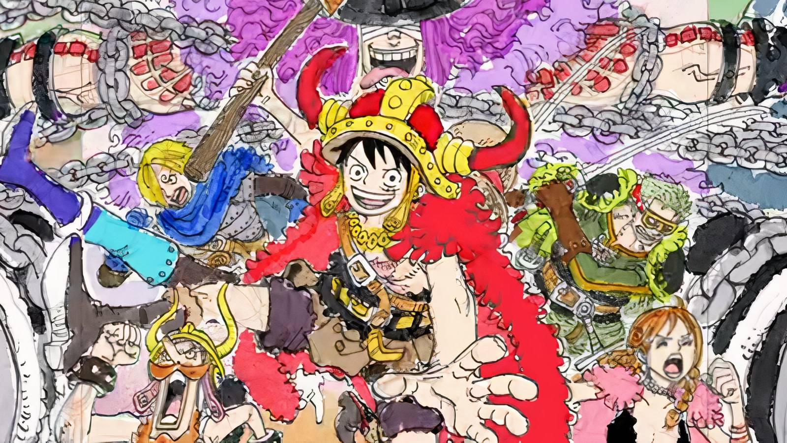 One Piece: Oda Releases Rough Draft Of Volume 111 Cover