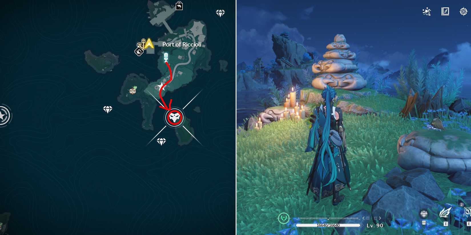 Draco Cobia Fish Location In WuWa - Wuthering Waves (Reyes Map Fragment Locations)