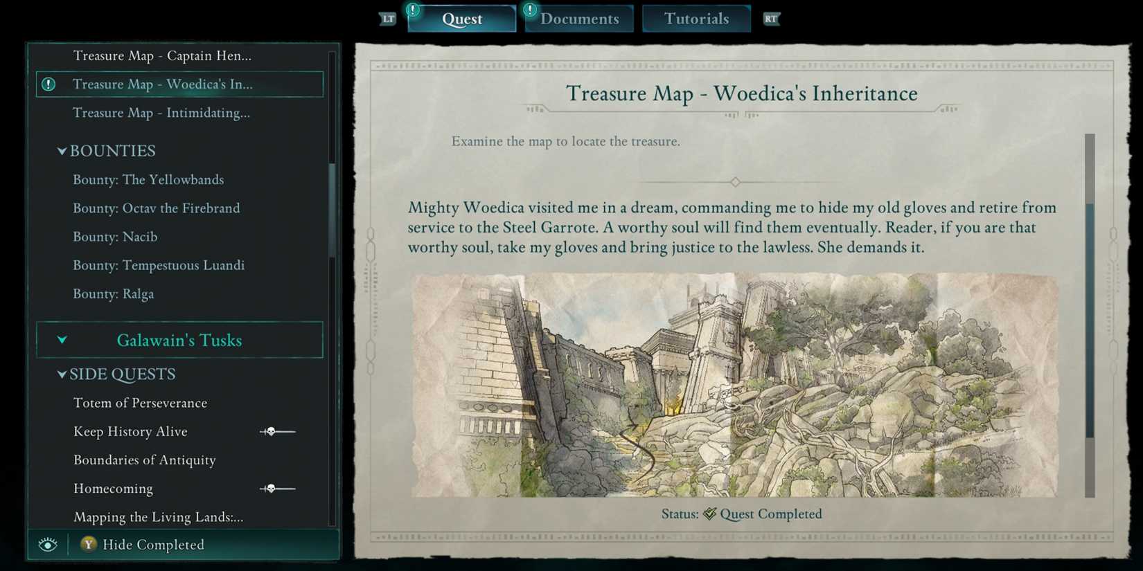 Treasure Map - Woedica's Inheritance Location In Avowed