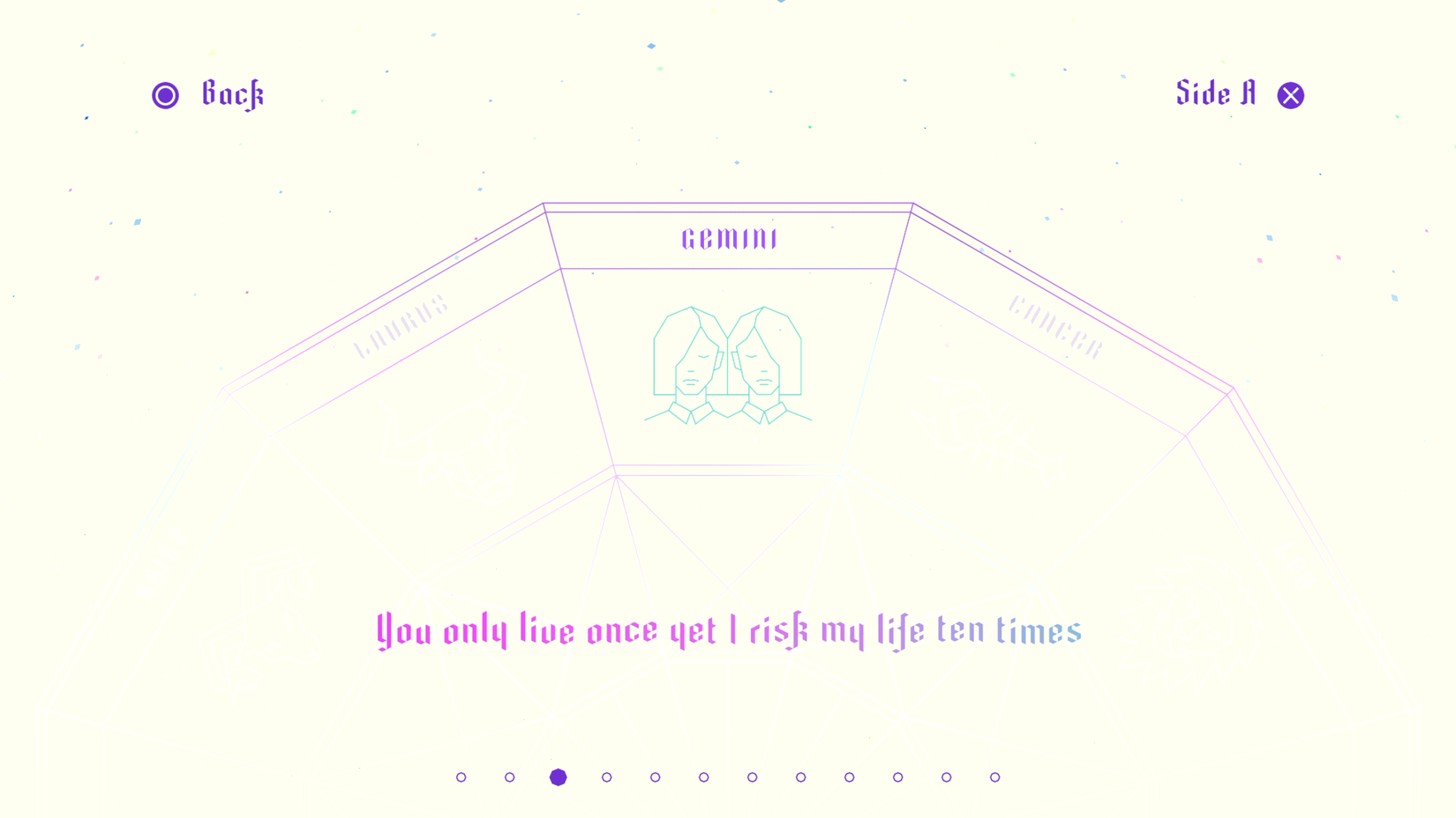 Sayonara Wild Hearts Zodiac Riddle Solutions