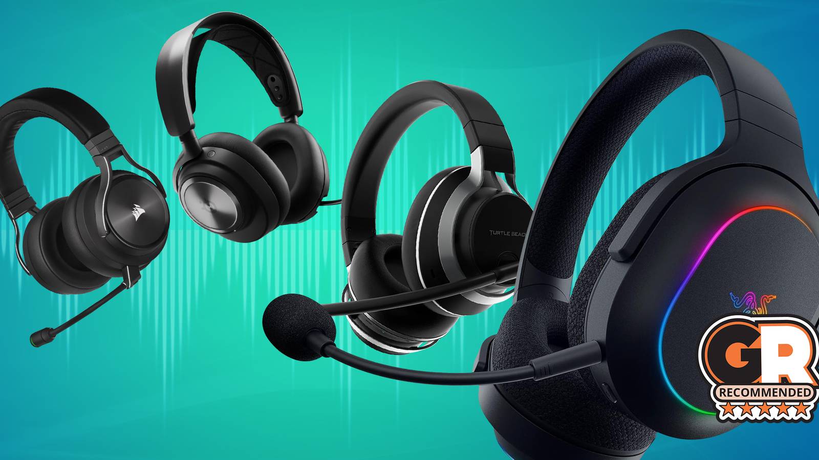 6 Versatile Gaming Headset With Dual Wireless Audio