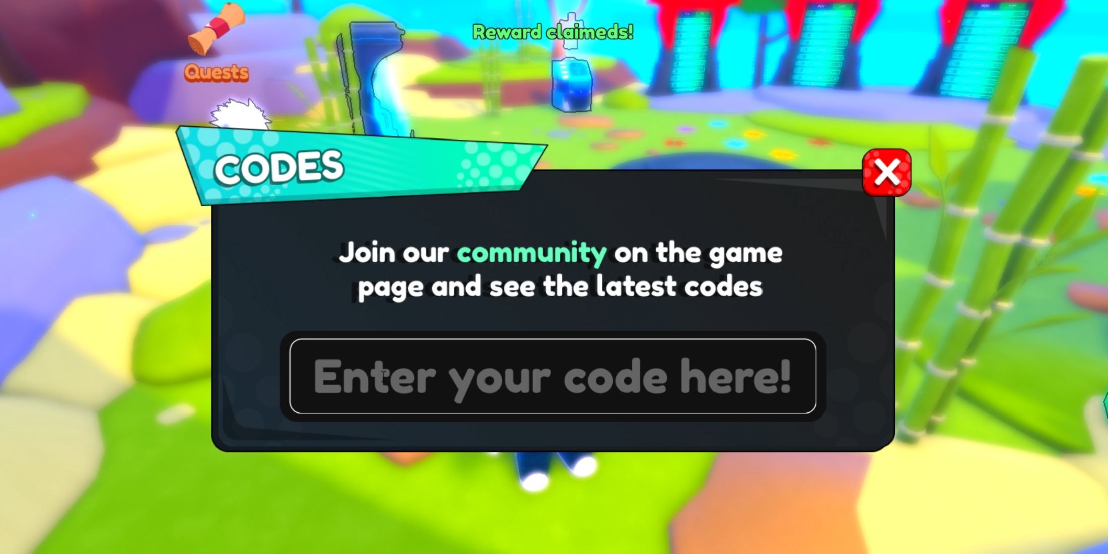 Roblox: Anime Power Codes