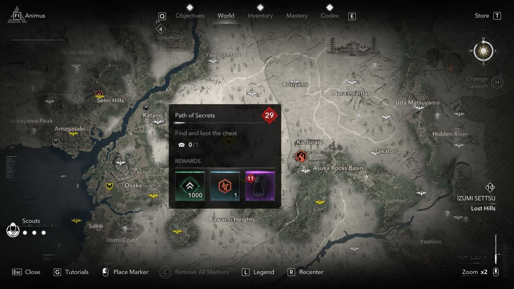 All Hidden Trail Locations in Assassin's Creed Shadows