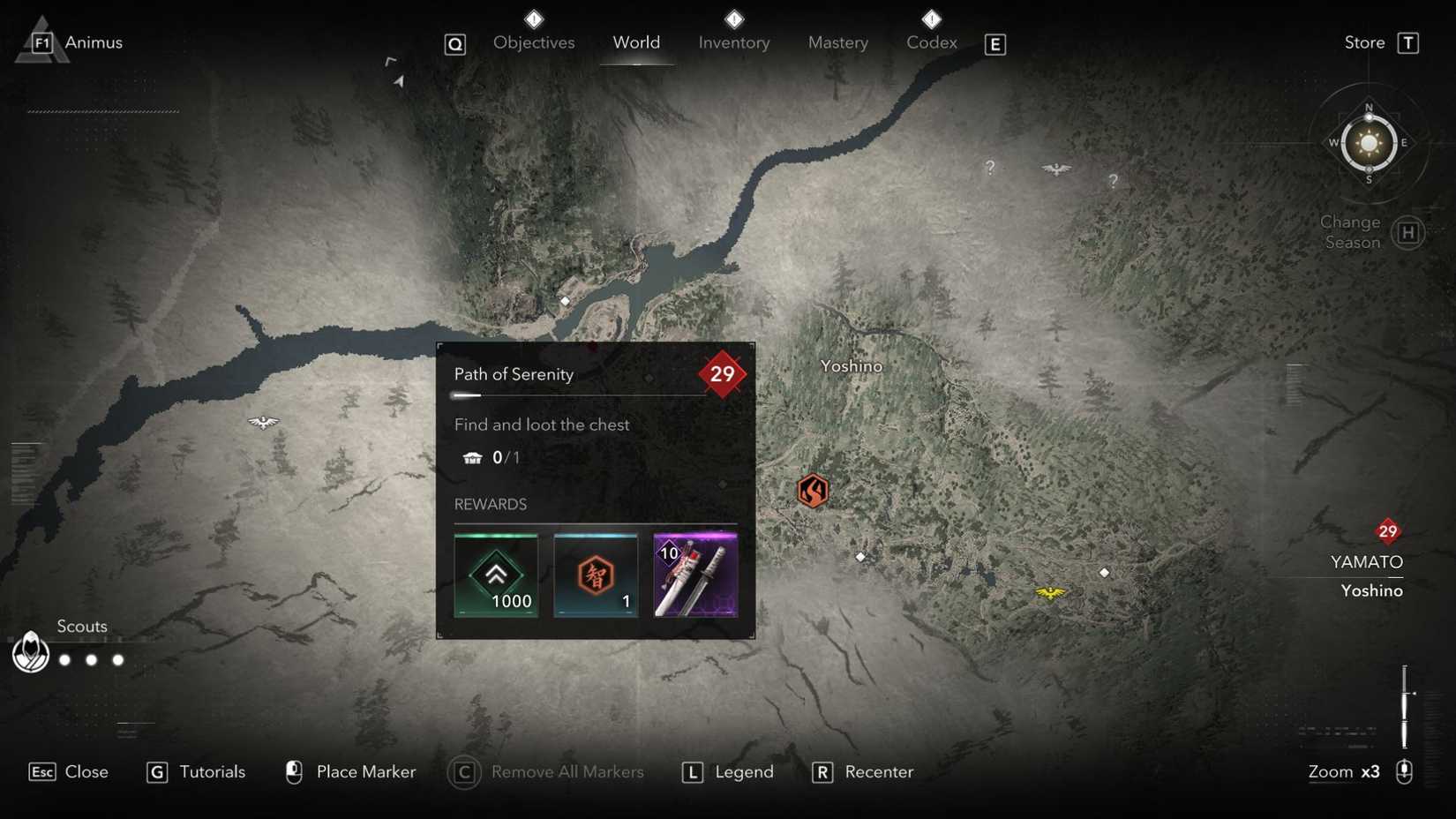 All Hidden Trail Locations in Assassin's Creed Shadows