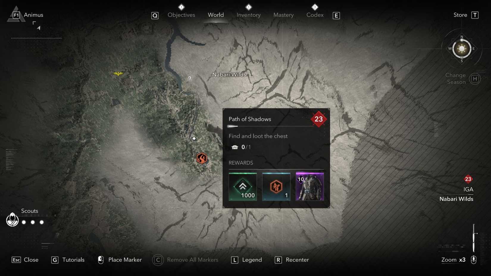 All Hidden Trail Locations in Assassin's Creed Shadows