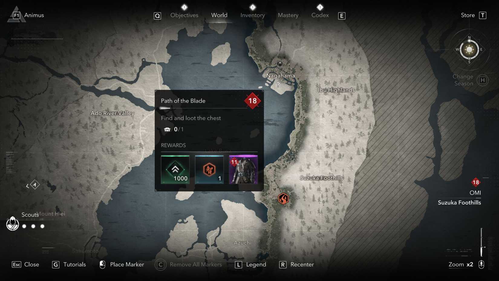 All Hidden Trail Locations in Assassin's Creed Shadows