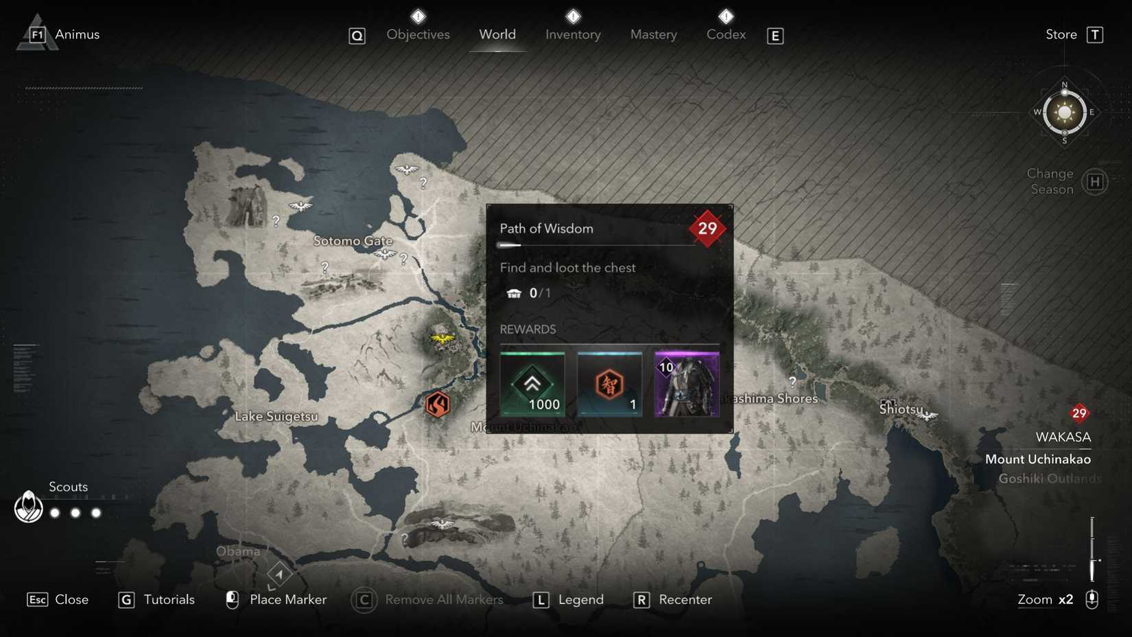 All Hidden Trail Locations in Assassin's Creed Shadows