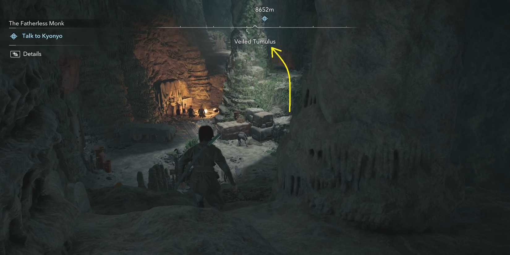 Veiled Tumulus Kofun Legendary Chest Location in AC Shadows