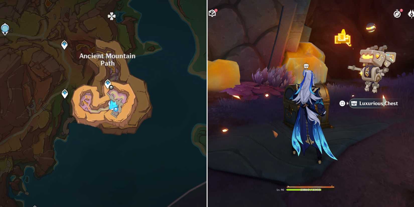 Sunset Blue Ring/Fragments Locations: All Precious & Luxurious Chest In ...