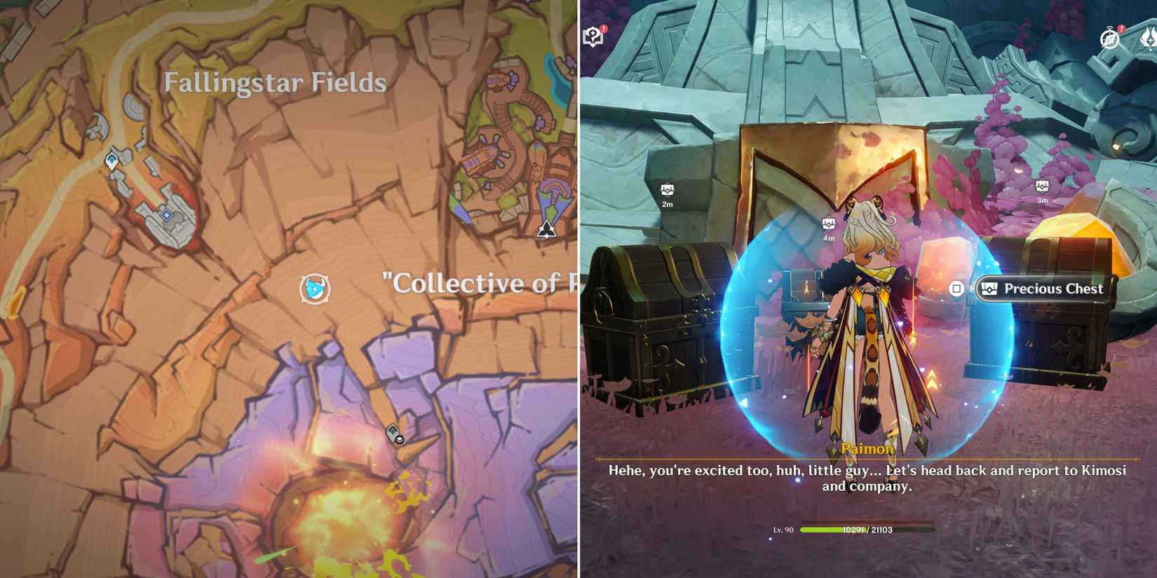 Sunset Blue Ring/Fragments Locations: All Precious & Luxurious Chest In ...