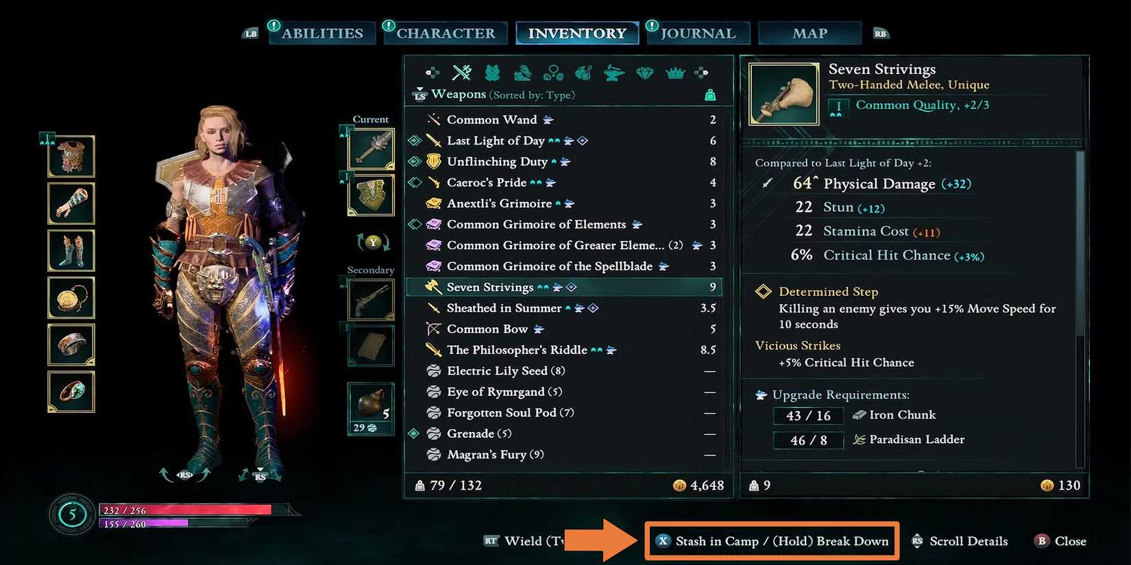 Avowed: How to Drop Your Items