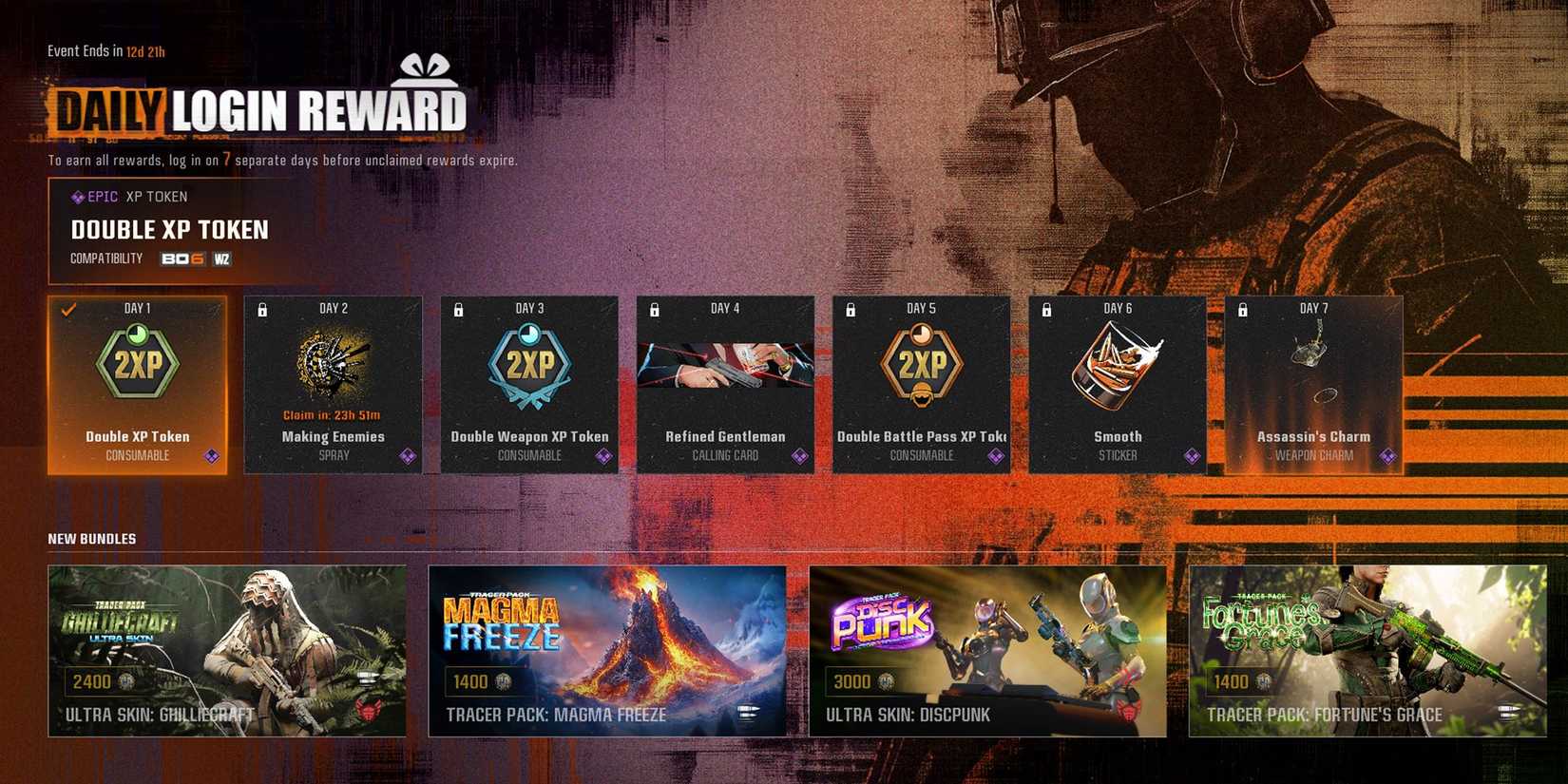 All Daily Login Rewards in Black Ops 6 & Warzone