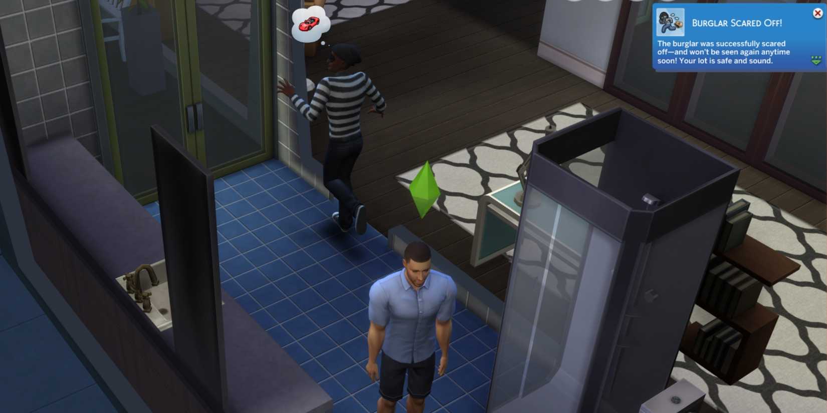 How to Deal With the Burglar in The Sims 4