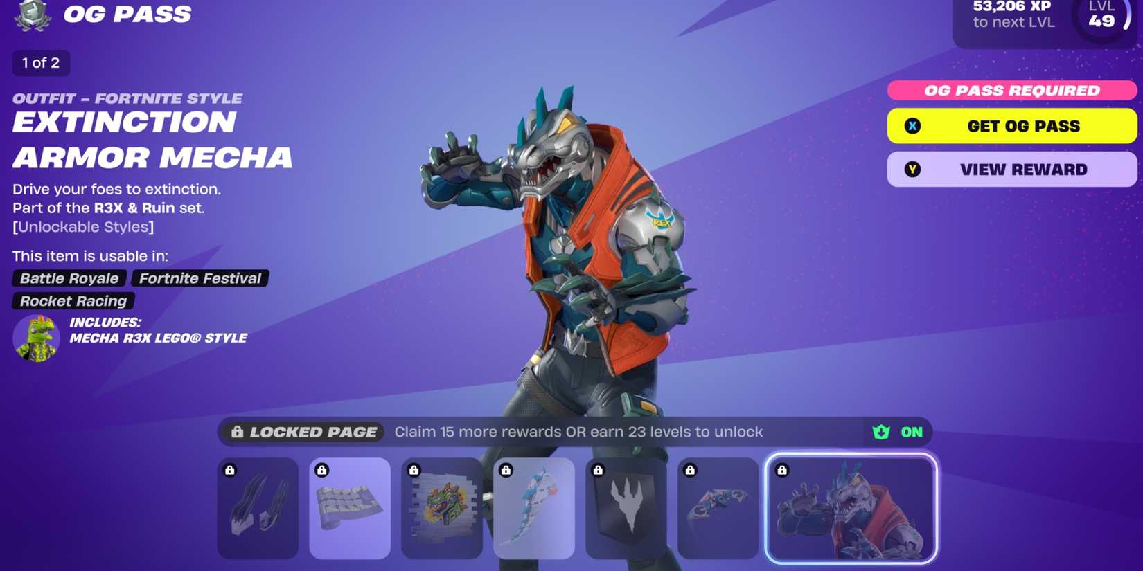 Fortnite: All Chapter 1 Season 3 OG Pass Skins