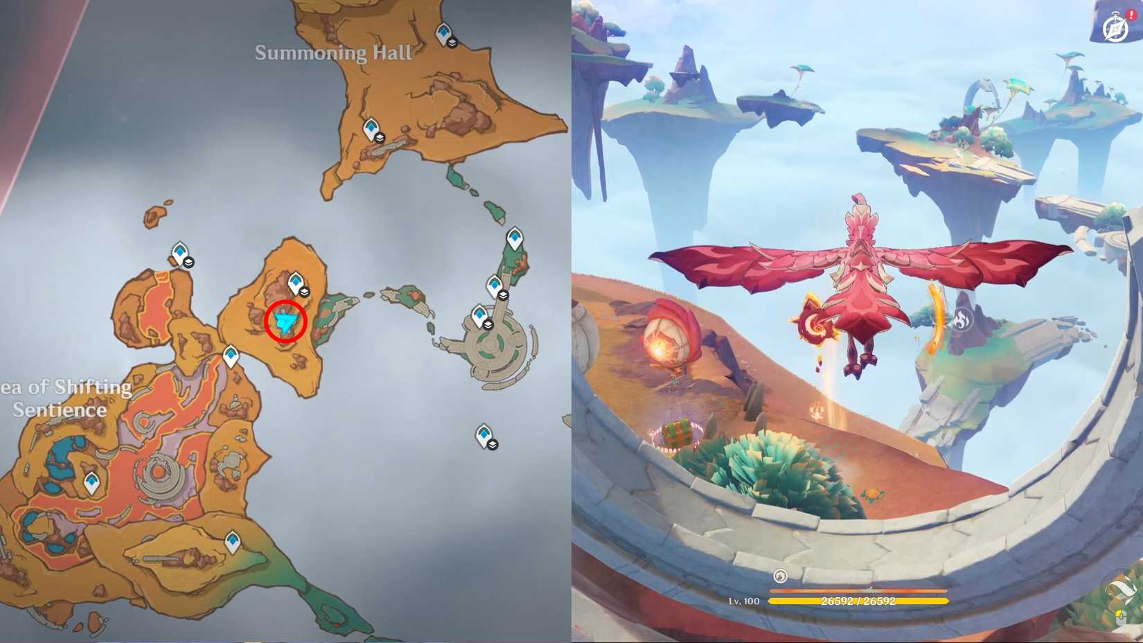 Ancient Sacred Mountain Pyroculus Locations In Genshin Impact