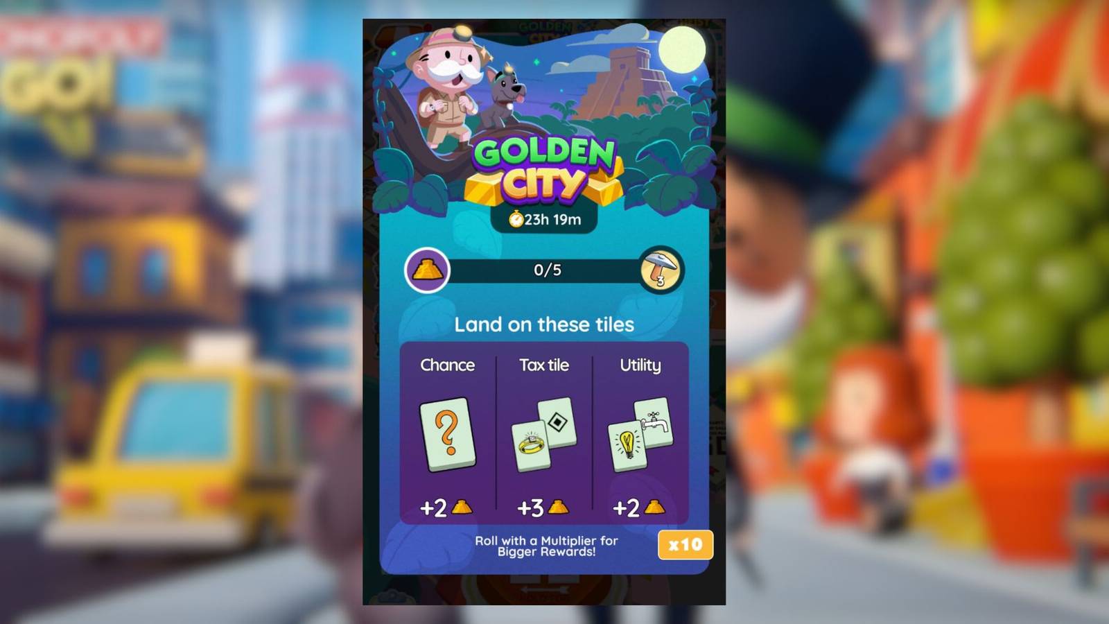 Monopoly GO: Golden City Rewards And Milestones