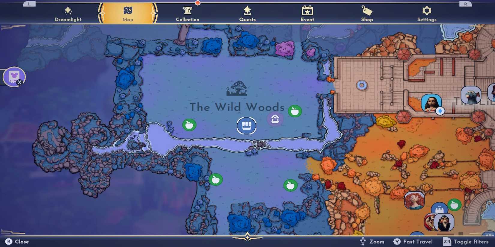 Disney Dreamlight Valley: Goofy Stall Locations In The Storybook Vale