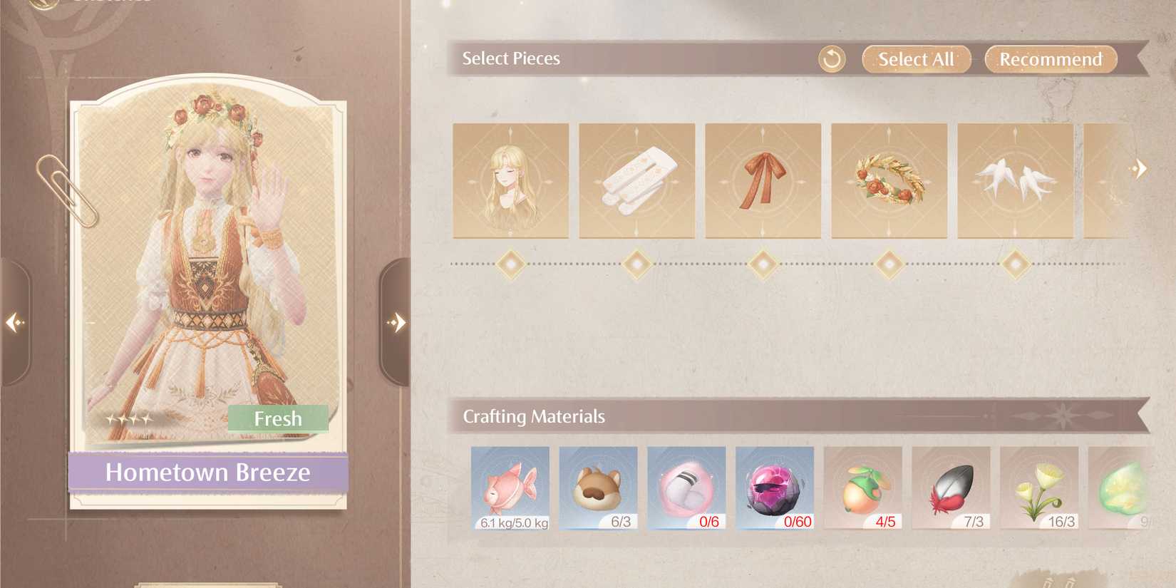 Infinity Nikki: How to Get & Craft Hometown Breeze Outfit