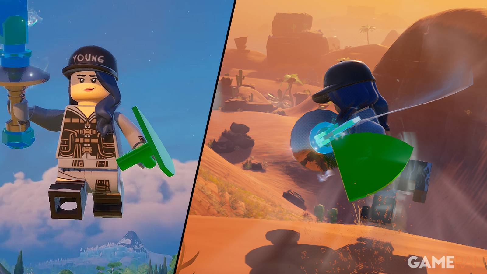 How To Sprint Jump & Sprint Attack in LEGO Fortnite