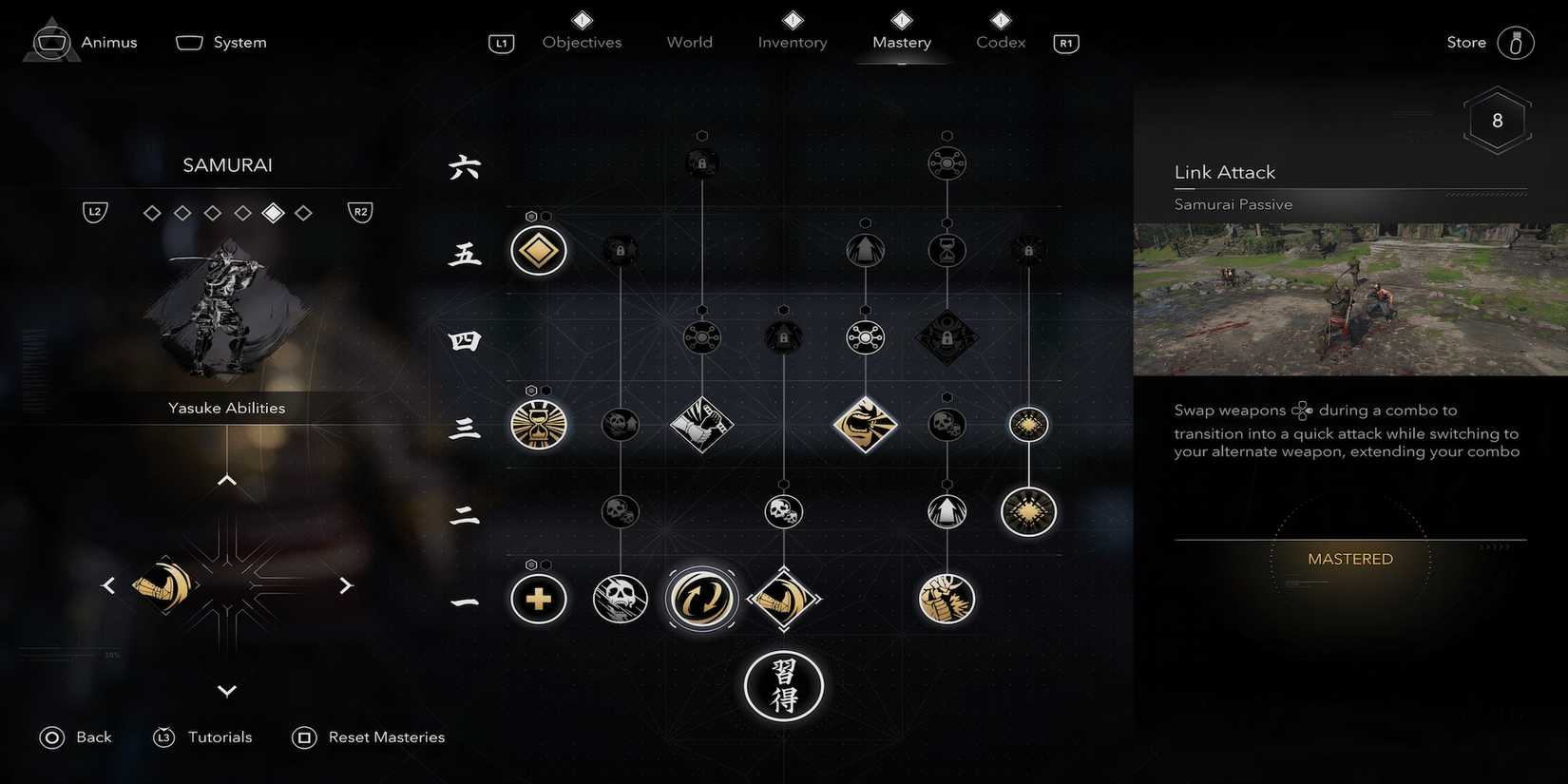 Best Abilities In Yasuke's Samurai Mastery Path In Assassin's Creed Shadows