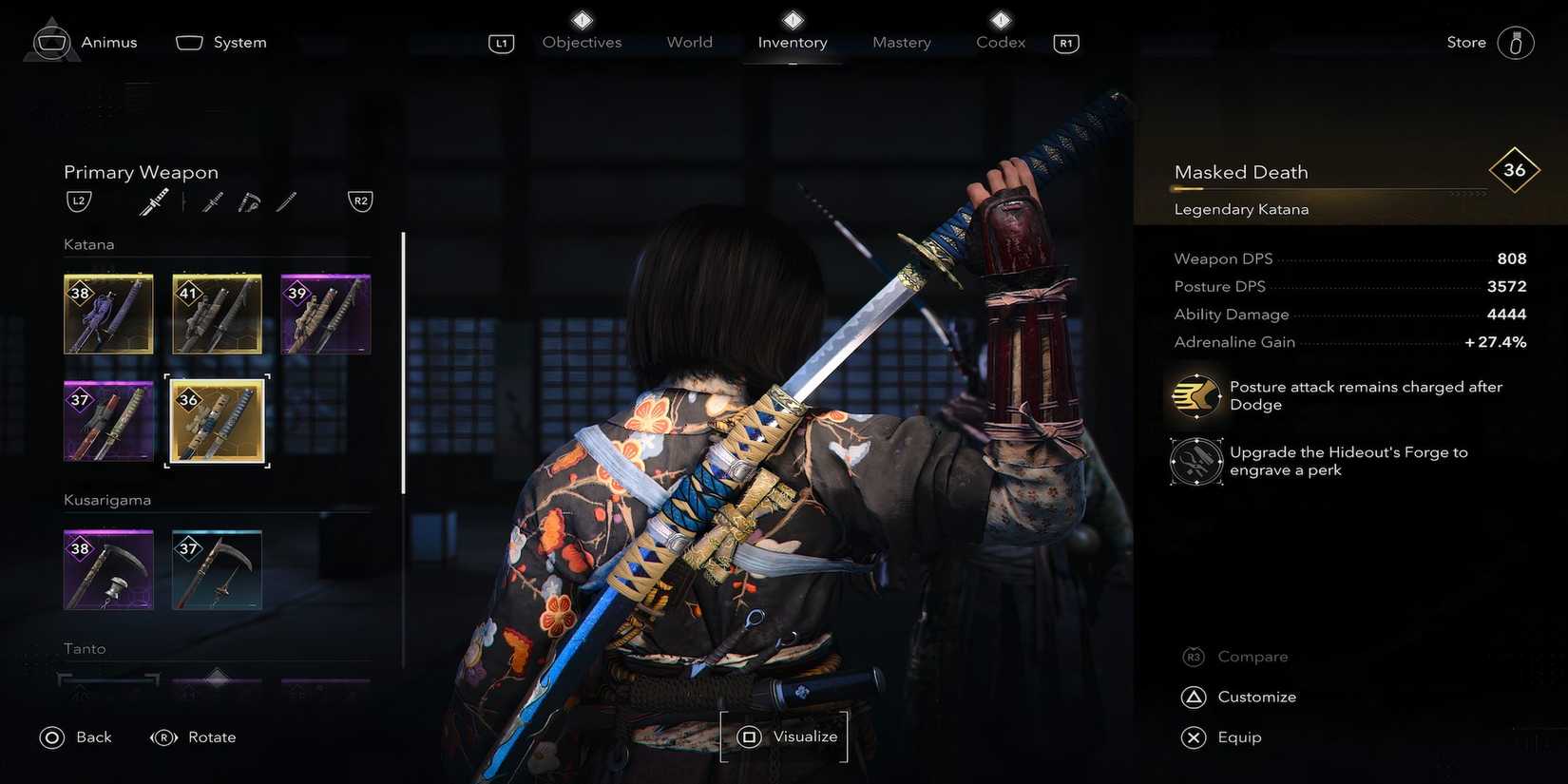 The Best Weapons For Naoe In Assassin's Creed Shadows