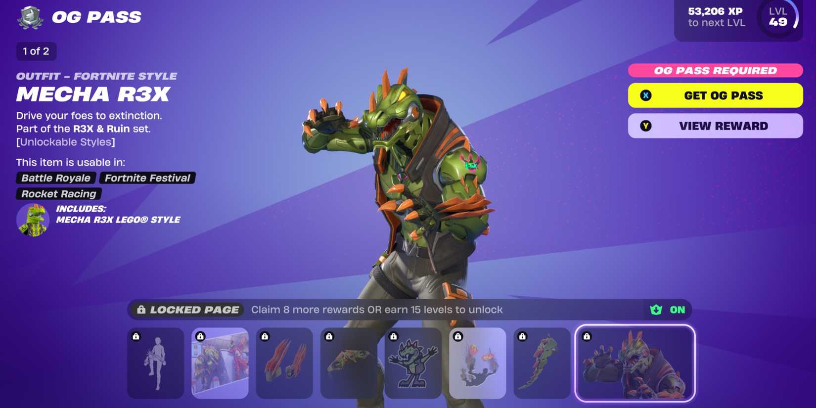 Fortnite: All Chapter 1 Season 3 OG Pass Skins