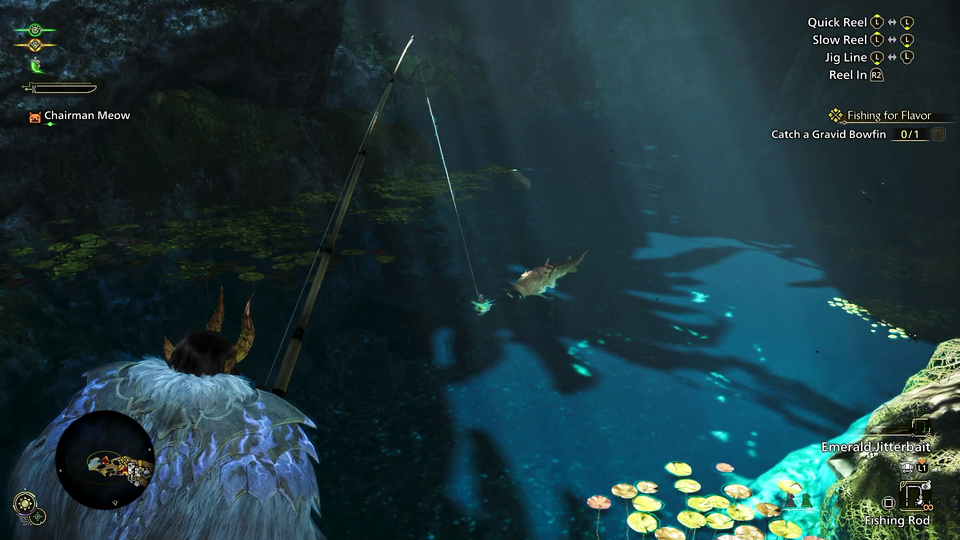 Monster Hunter Wilds Fishing for Flavor Walkthrough (Gravid Bowfin ...