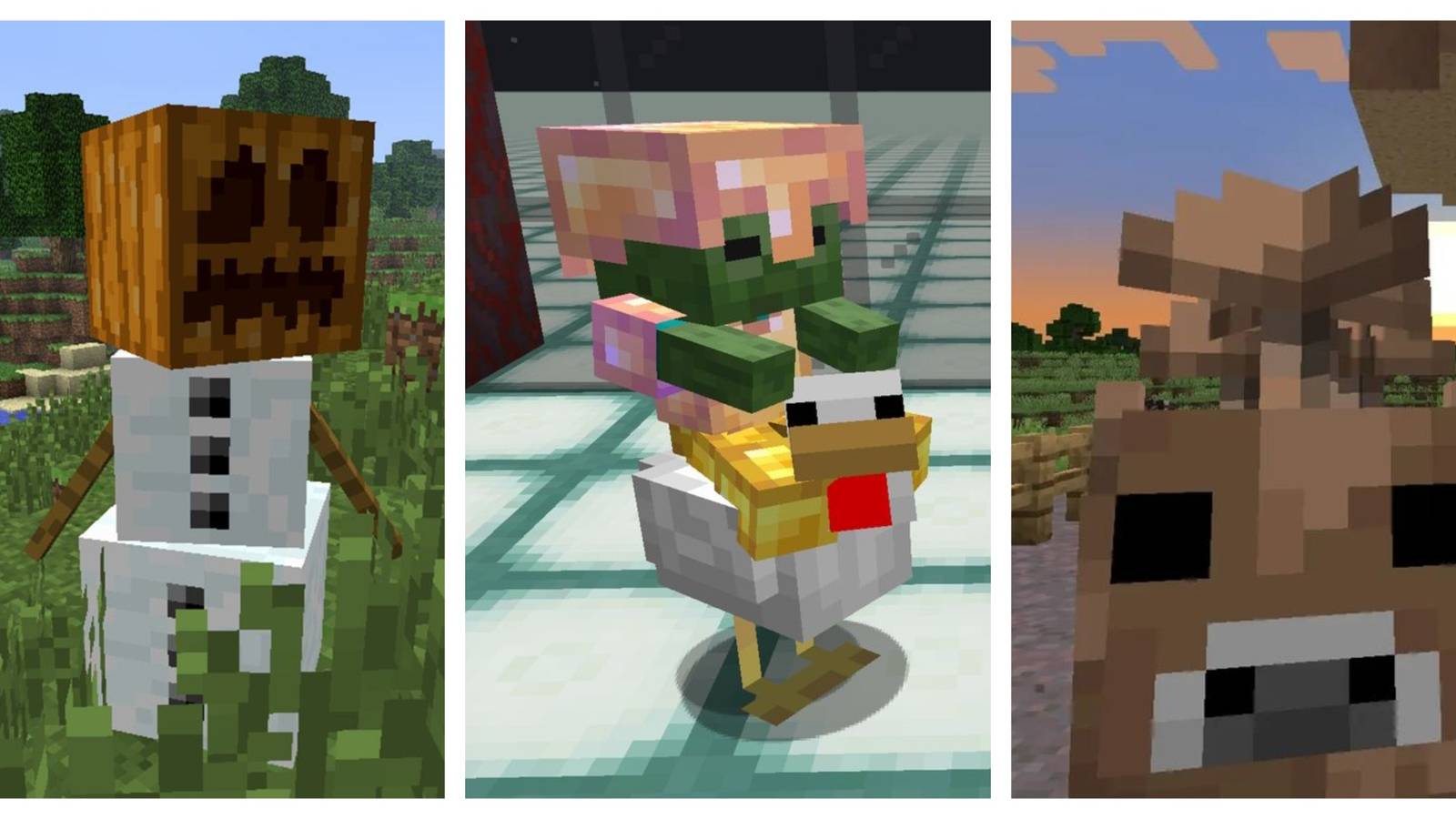 Rarest Minecraft Mob Variants