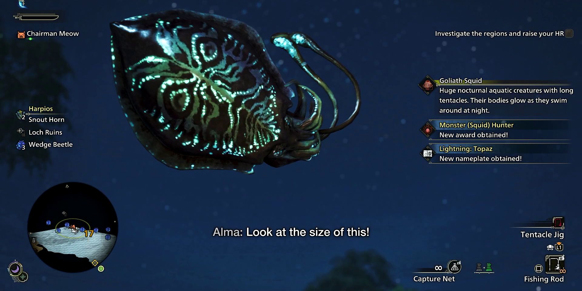 Where to Find a Giant Squid in Monster Hunter Wilds (Monster Squid Hunter)