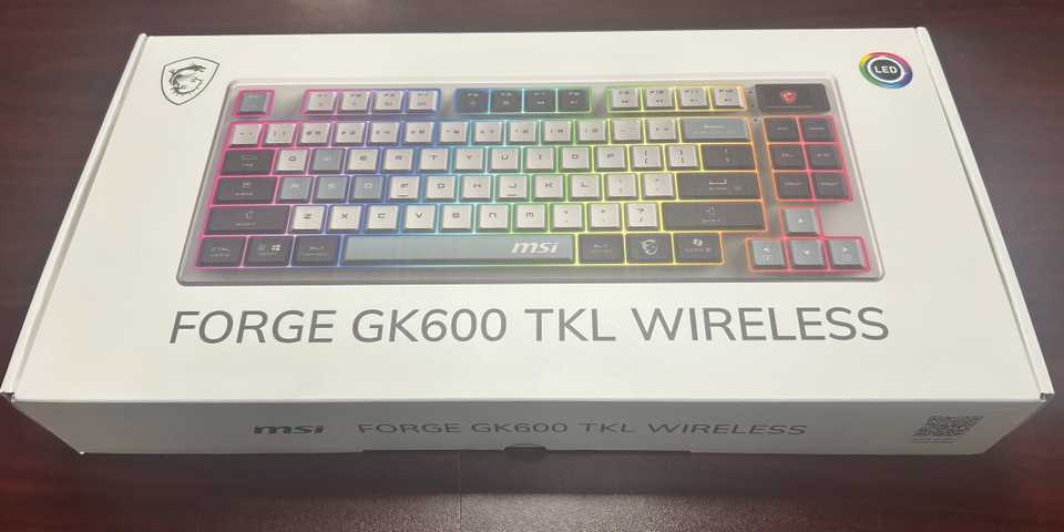 MSI Forge GK600 TKL Wireless Keyboard Review