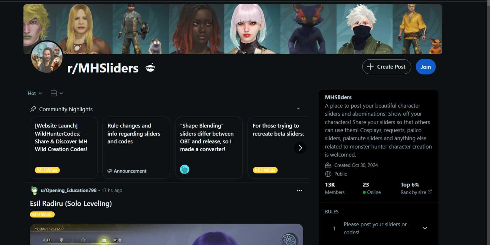 How to Find and Share Character Design Codes in Monster Hunter Wilds