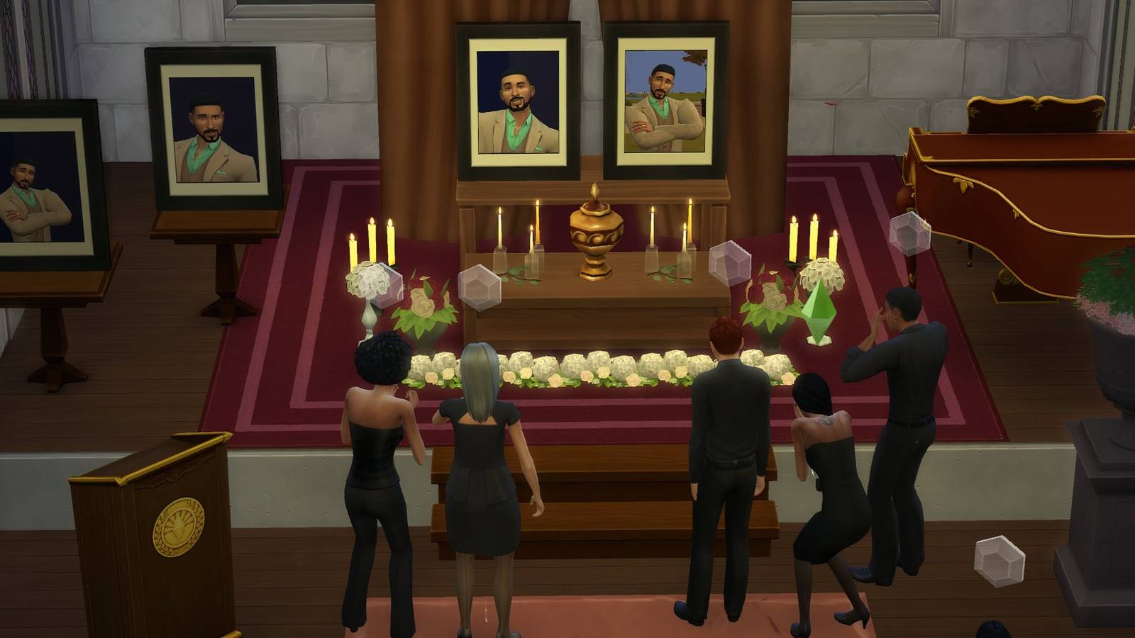 Sims 4 Funeral Ends in Absolute Disaster