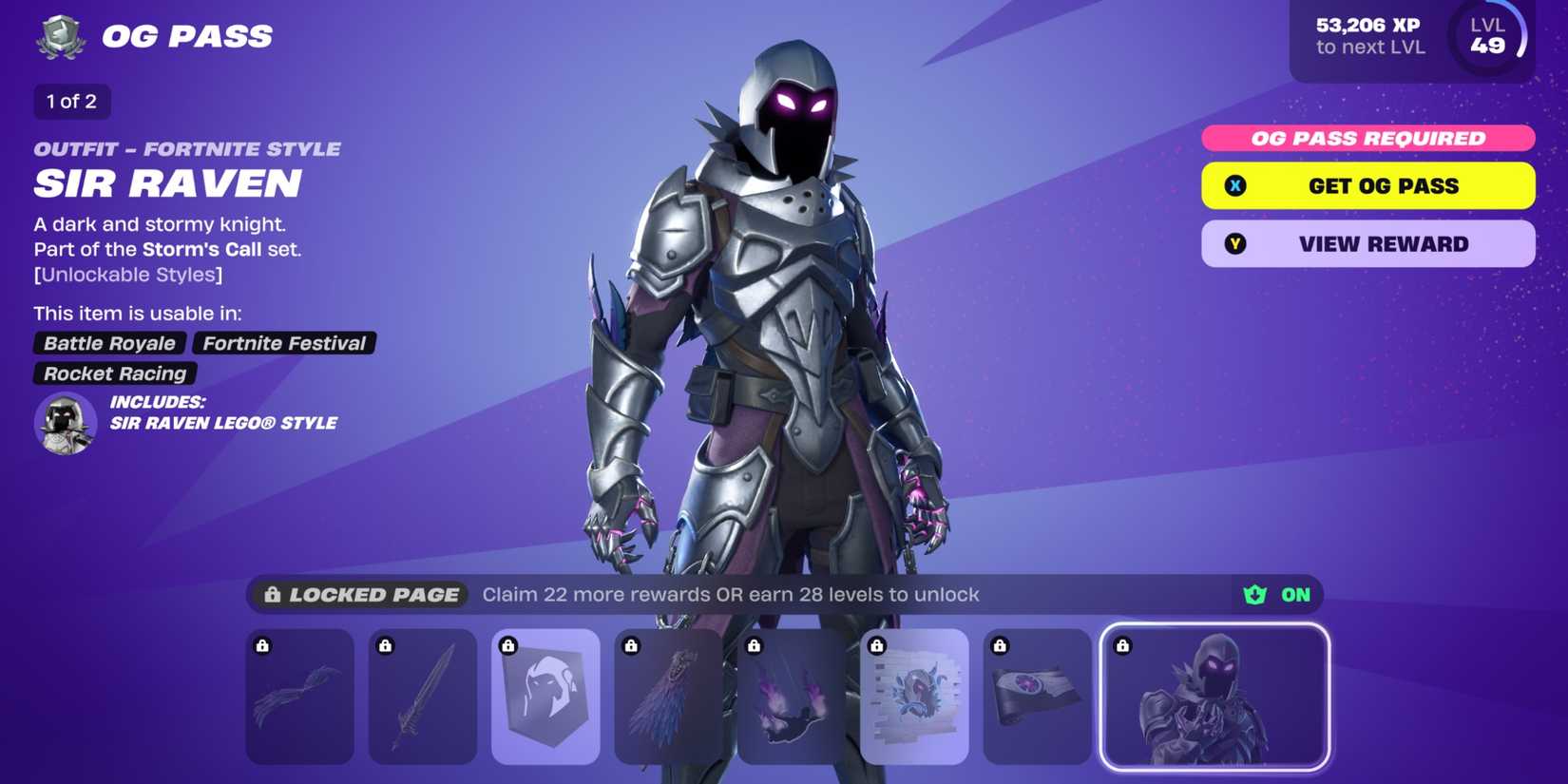 Fortnite: All Chapter 1 Season 3 OG Pass Skins