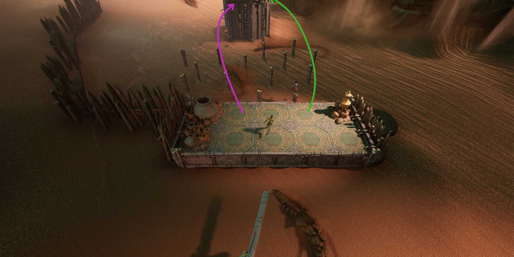 The Legend of the Sandfish Side Story In Split Fiction