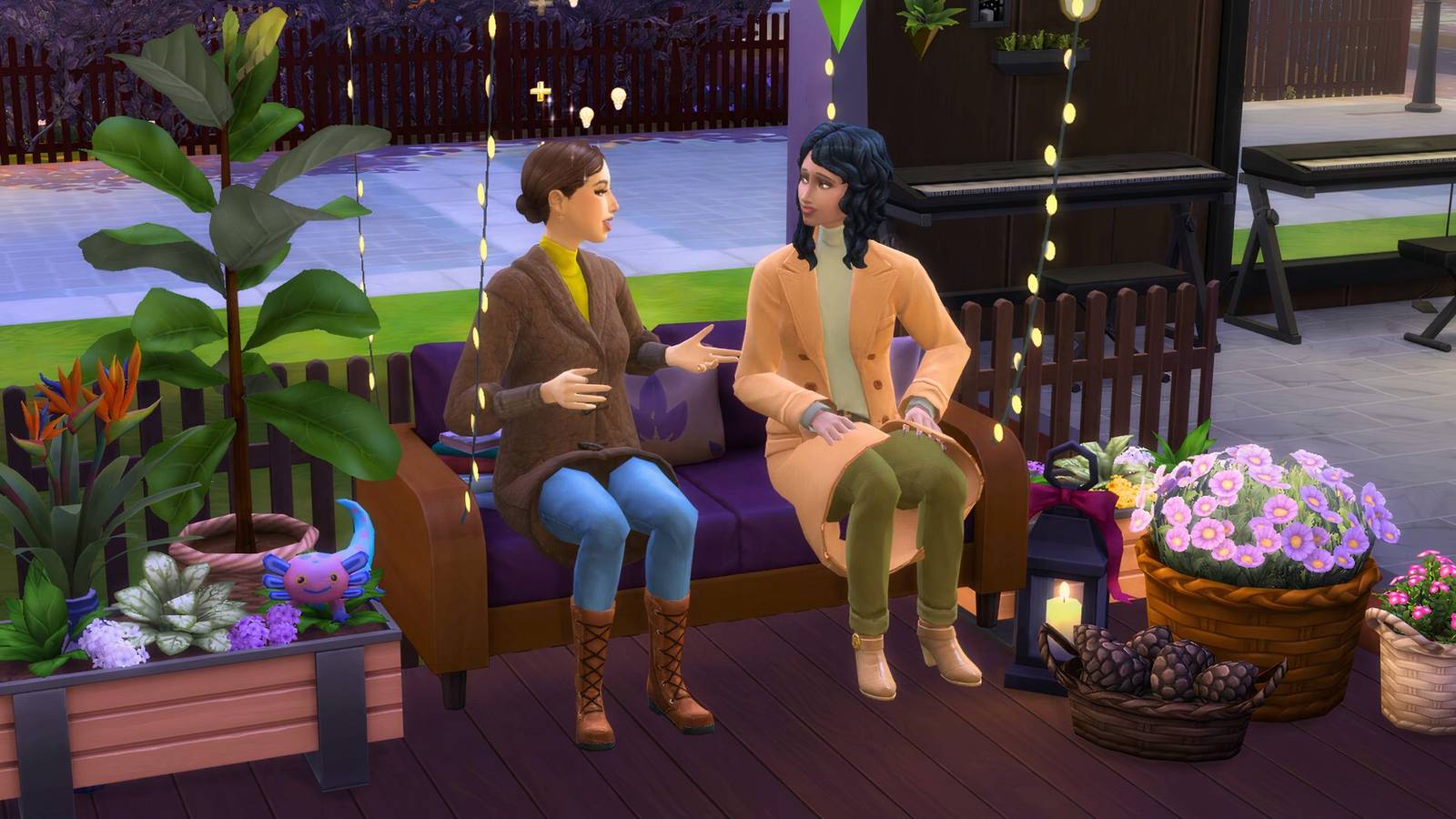 How to Build a Bench Swing Set in The Sims 4