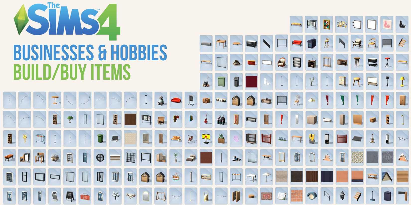 The Sims 4 Businesses & Hobbies Build Mode Guide