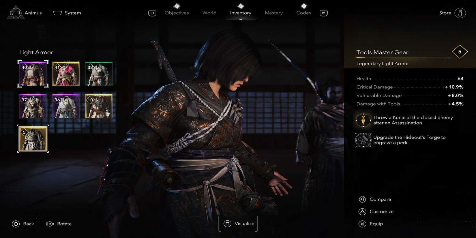 The Best Armor For Naoe In Assassin's Creed Shadows