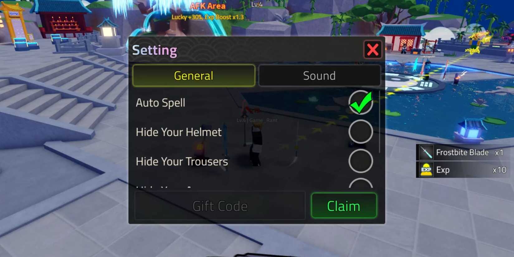 Roblox: Weapon Fighting RNG Codes