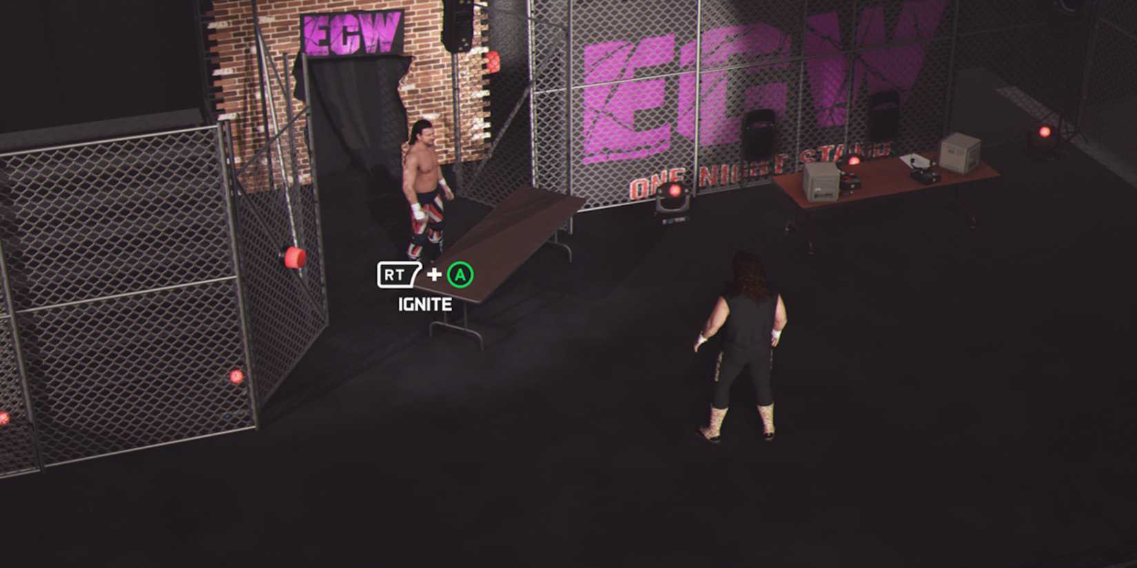 WWE 2K25: How To Light A Table On Fire