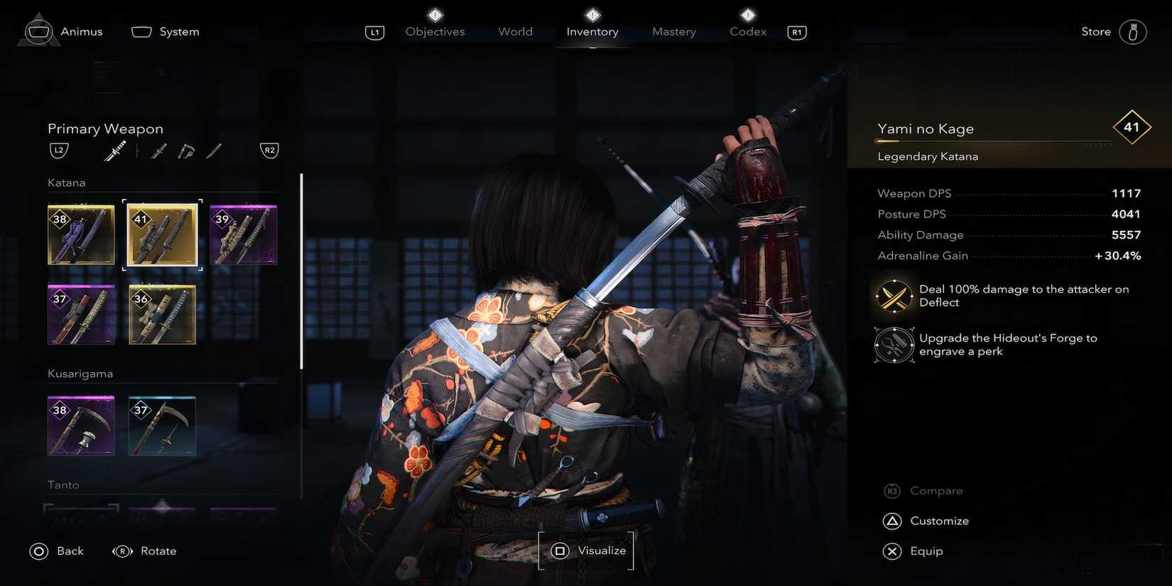 The Best Weapons For Naoe In Assassin's Creed Shadows