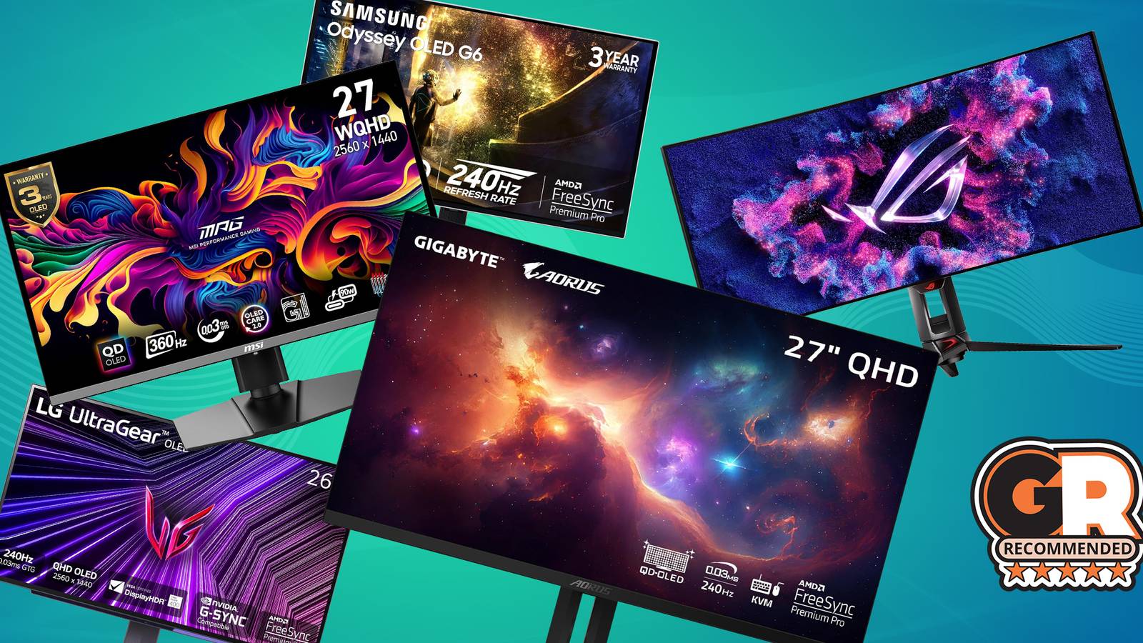 7 Best OLED Gaming Monitors Under $1,000
