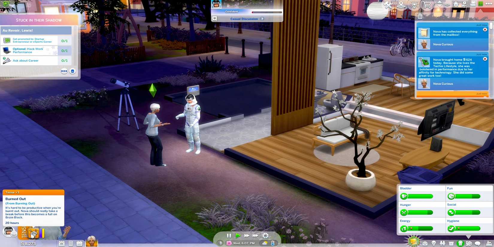The Sims 4: How To Complete the Stuck in Their Shadow Scenario