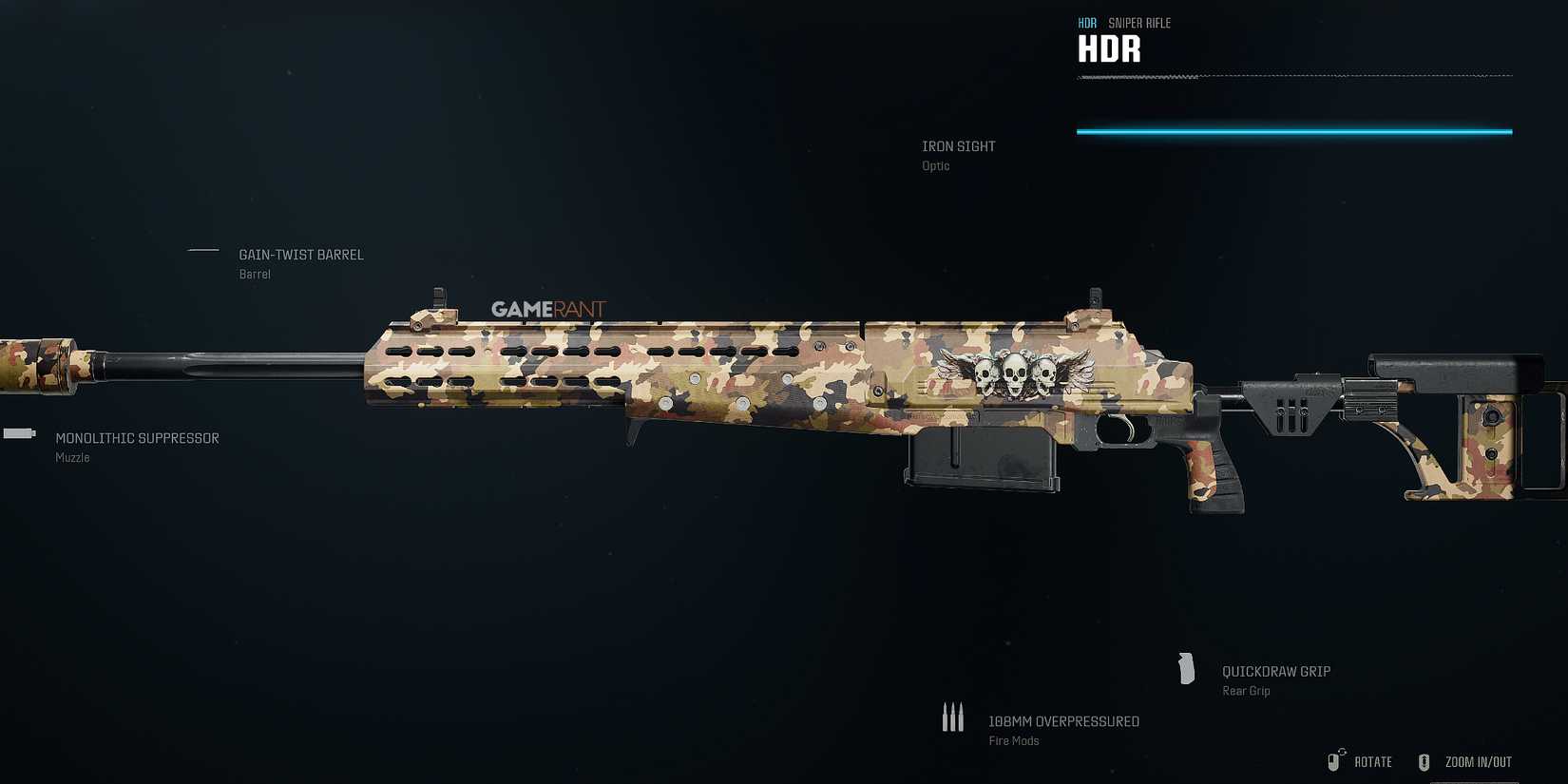 Best No Glint Sniper Build in Warzone