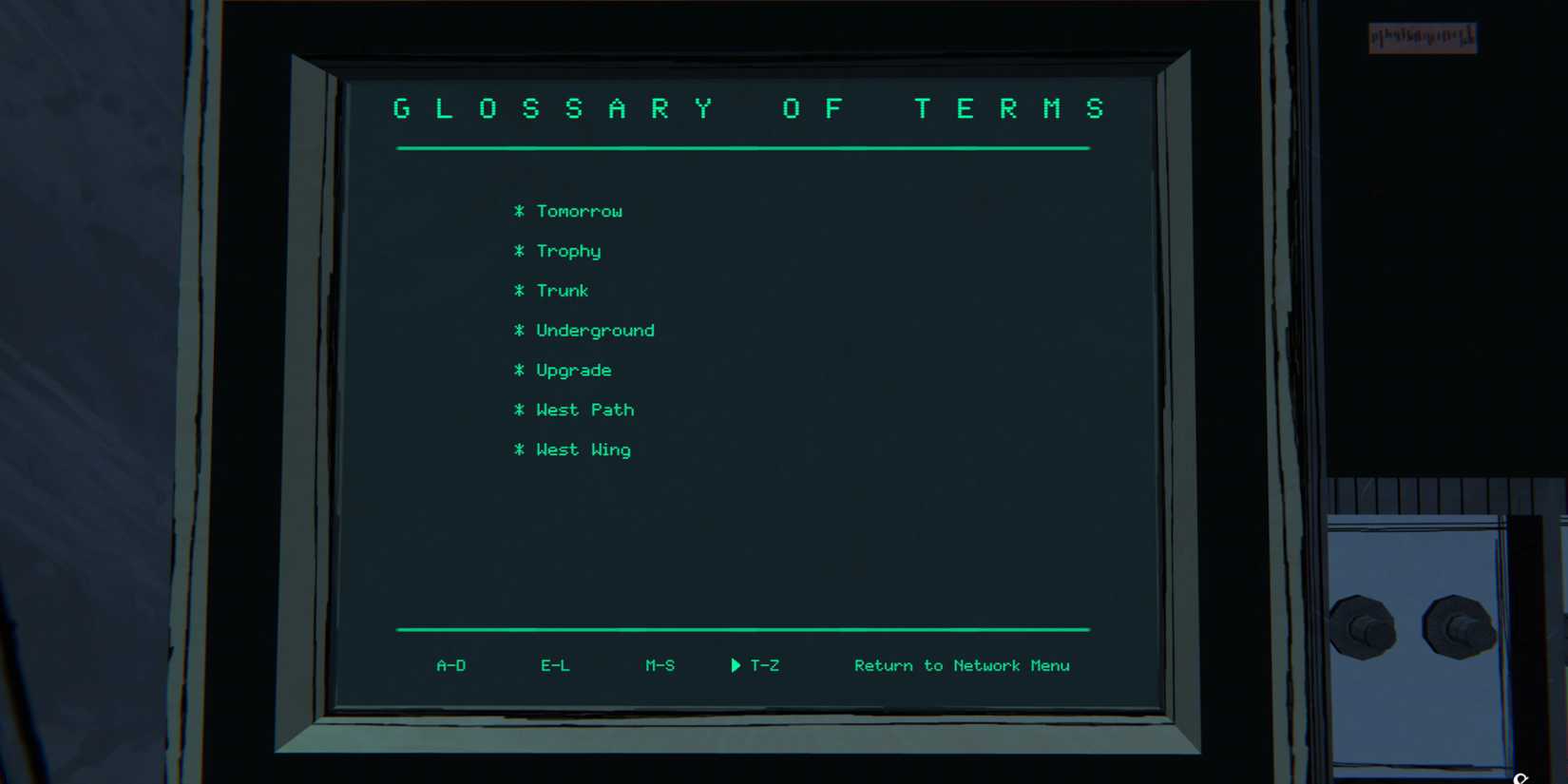 Complete Glossary of Terms In Blue Prince