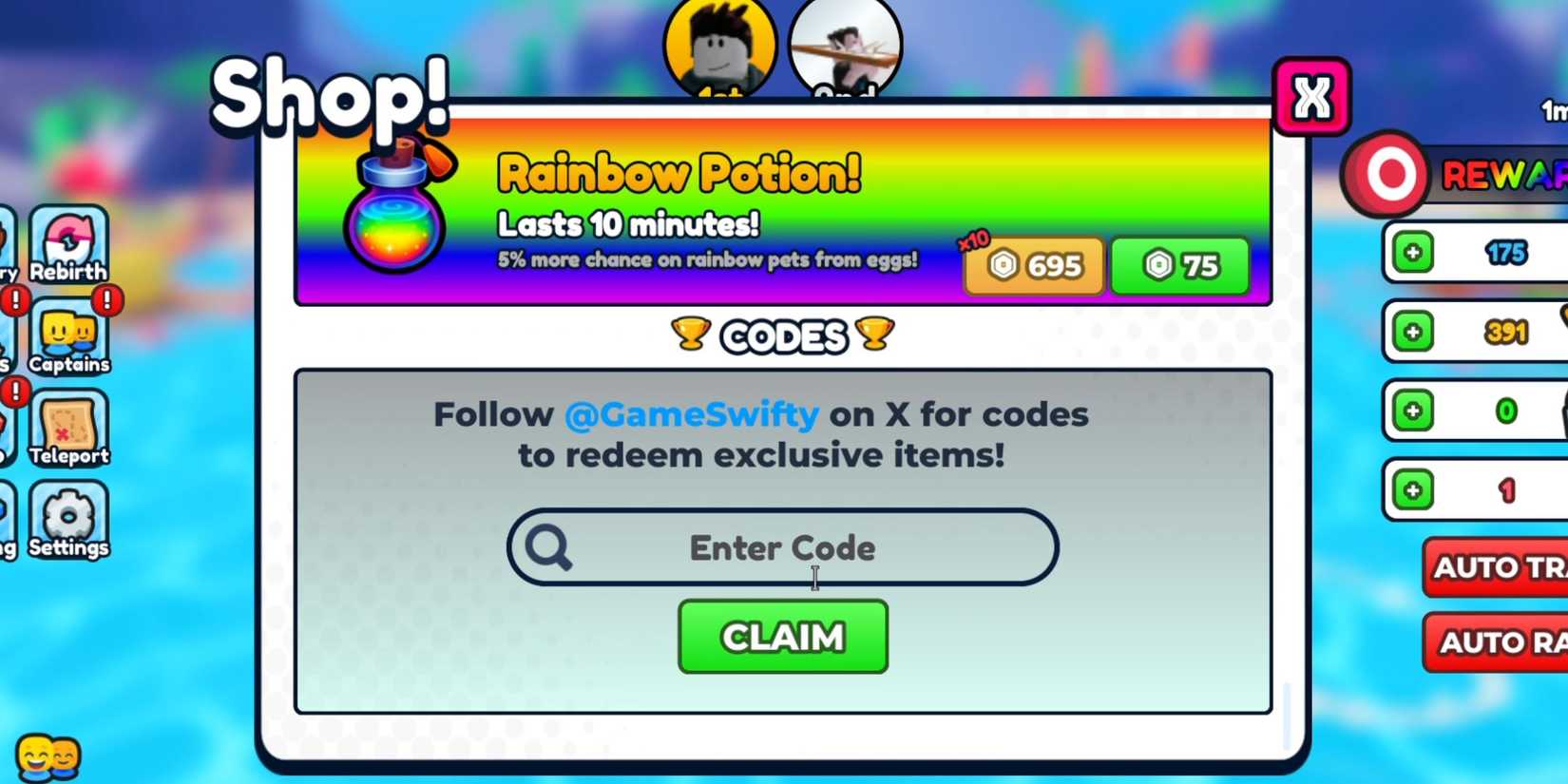 Roblox: Boat Training Codes