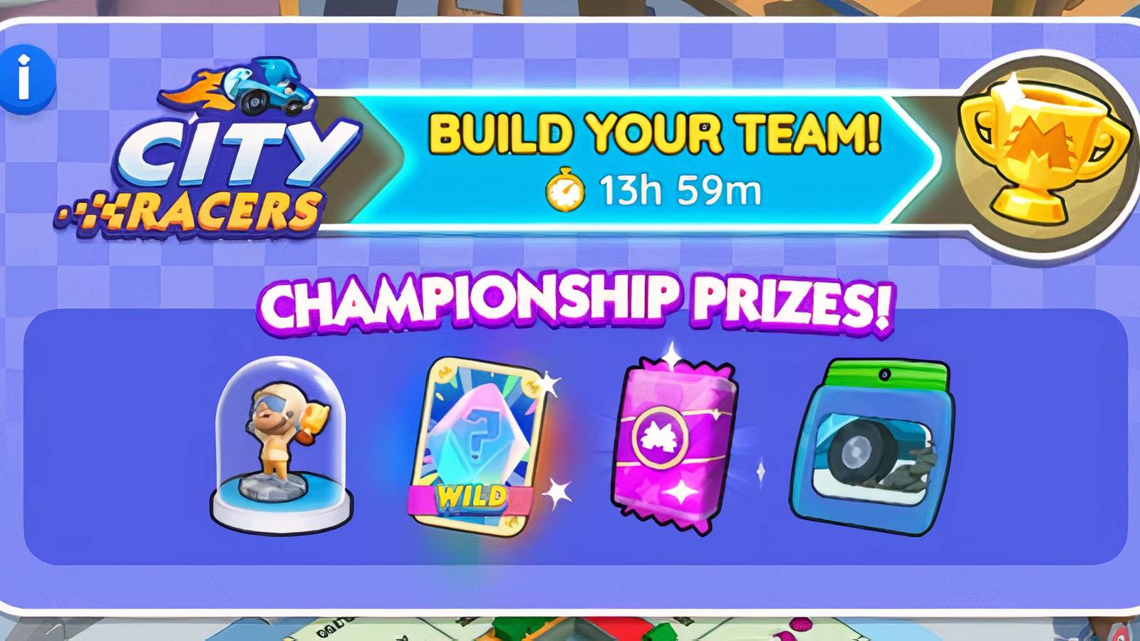 Monopoly GO: City Racers Event Guide
