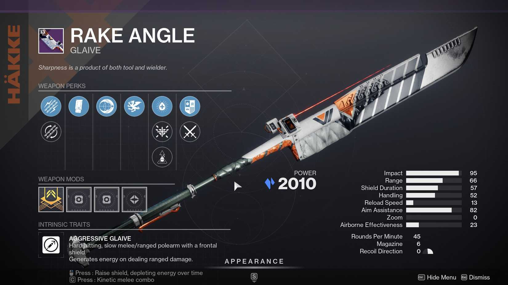 Rake Angle God Roll Guide For Destiny 2