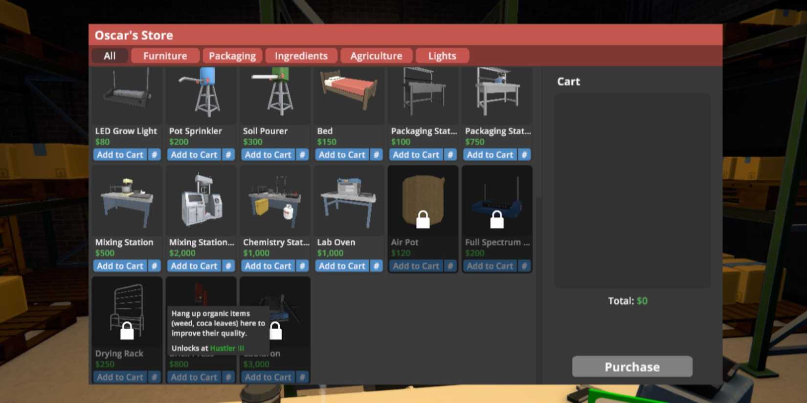 How to Use Drying Racks in Schedule 1