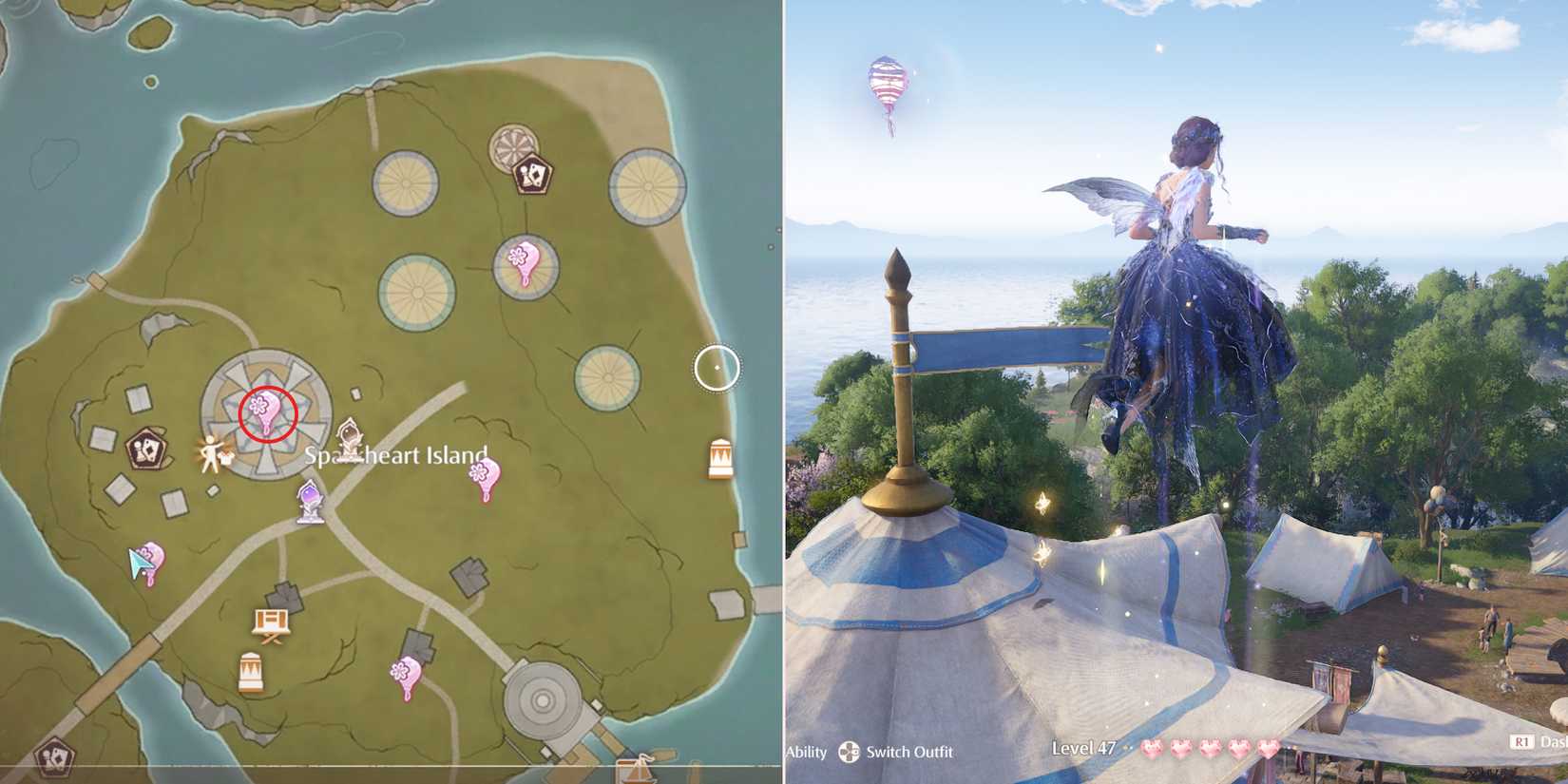 Firework Isles Whim Balloon Locations In Infinity Nikki